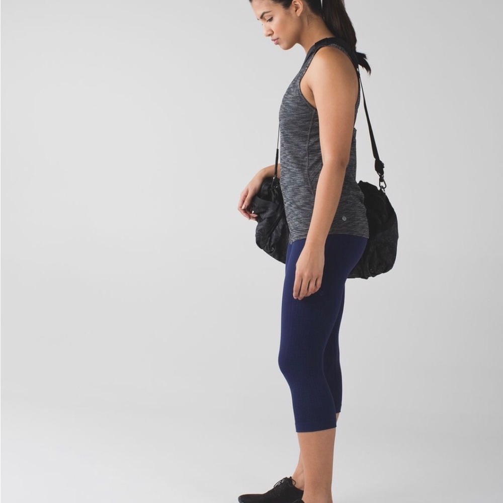 Lululemon Flow & Go Crop" Hero Blue - Gem